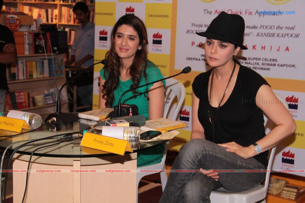 Preity Zinta Launches Pooja Makhijas Book eat delete HD photos,stills ...